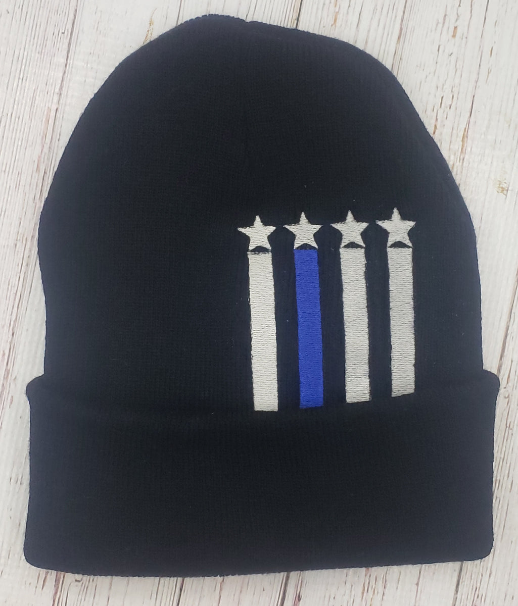 Blue Line Stocking Cap – IroquoisPrint